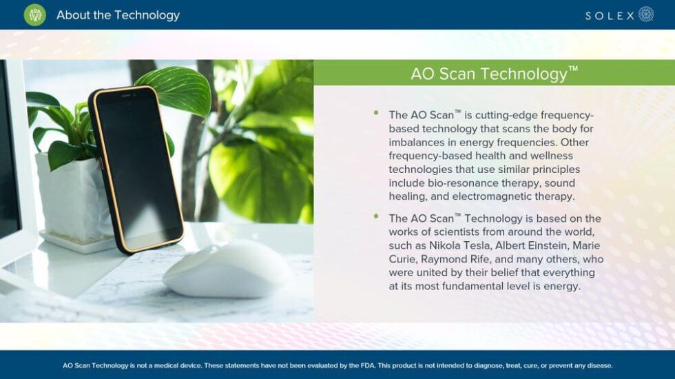 Complete Solex Products Shop - AO Scan | SEFIdot | AO Infinity | SI BIN | Red Light Therapy ...